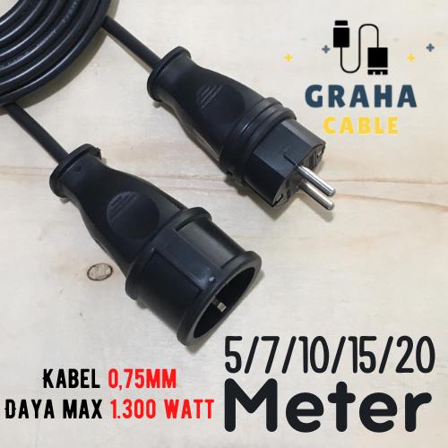 Jual Sambungan Kabel Listrik (Extension) 5/7/10/15/20 Meter - 5 Meter ...