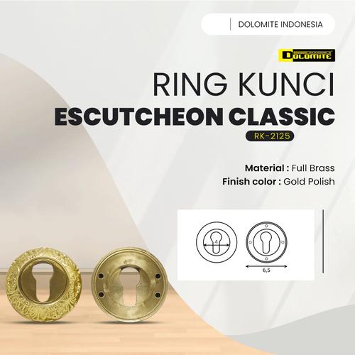 Jual RING TUTUP LUBANG KUNCI PINTU ESCUTHEON CLASSIC GOLD MURAH PB 2125 ...