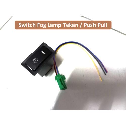 Jual Switch Fog Lamp Tekan Switch Fog Lamp Push Pull Switch Fog Lamp ...