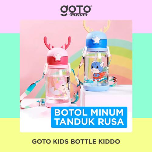 Jual Goto Kiddo Botol Minum Anak Lucu Karakter Sedotan Dengan Tali ...