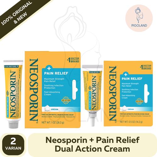 Jual Neosporin + Pain Relief Dual Action Cream 0.5 Oz 1 Oz Pencegah ...