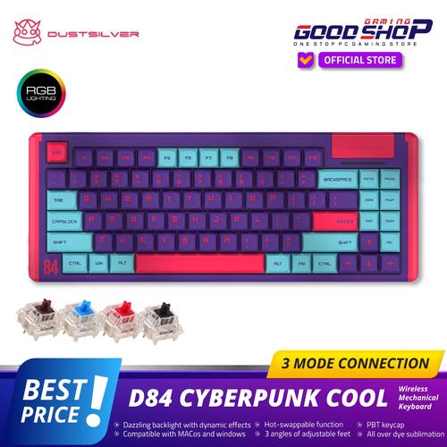 Promo DUSTSILVER CYBERPUNK Cool Purple Hot-swappable RGB Backlit ...