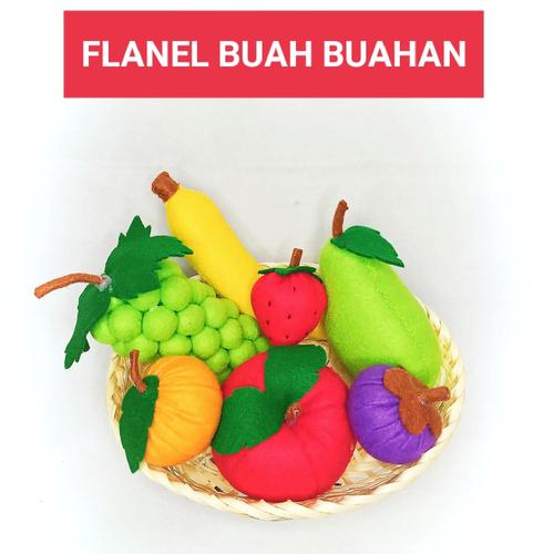 Jual MAINAN EDUKASI FLANEL REPLIKA BUAH BUAHAN - MANGGIS - Kab ...