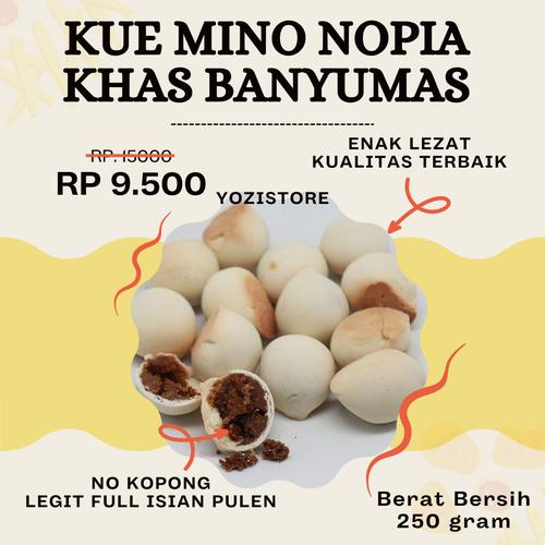 Jual Kue Nopia Mino Khas Banyumas Rasa Gula Jawa Original 250 gr - Kab ...