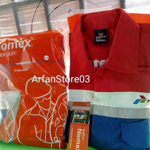 Jual PROMO wearpack nomex Pertamina/coverall nomex Dupont Pertamina ...