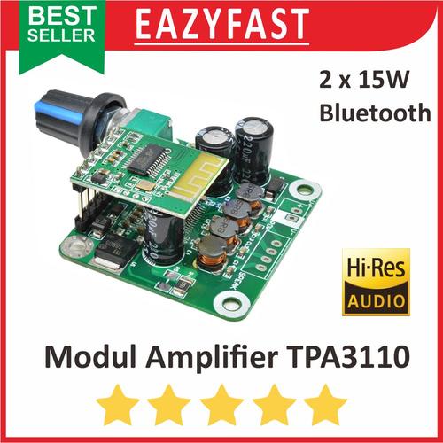 Jual Modul Ampli TPA3110 2x15W Amplifier Class D 15W TPA 3110 Bluetooth ...