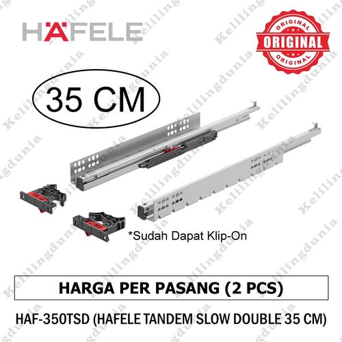 Jual HAFELE Rel Laci 35 CM Tandem Clip On Double Slowmotion Full ...