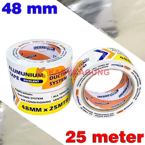 Jual Isolasi Aluminium Foil BERRY 2" / Lakban Plester Lem Panci Tahan ...