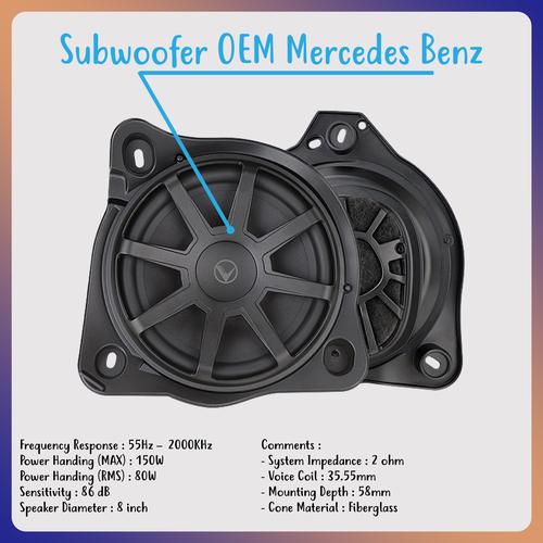 Jual Subwoofer Mercedes Benz PNP OEM MERCEDES BENZ - Kota Tangerang ...