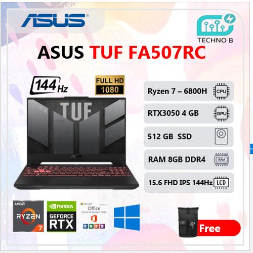 Promo ASUS TUF FA507RC R735B6GO RYZEN 7 6800H 8GB 512SSD RTX3050 4GB ...