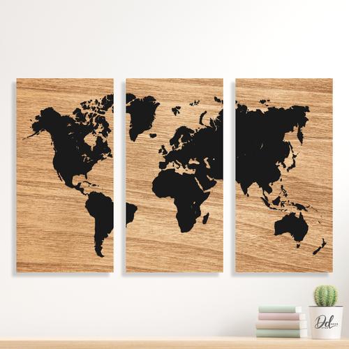 Jual Poster Dinding World Maps Isi 3 PCS 30CM X 20CM Peta Dunia ...