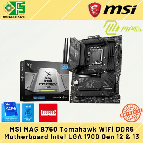 Jual Motherboard MSI MAG B760 Tomahawk WiFi DDR5 Intel LGA 1700 gen 12 ...