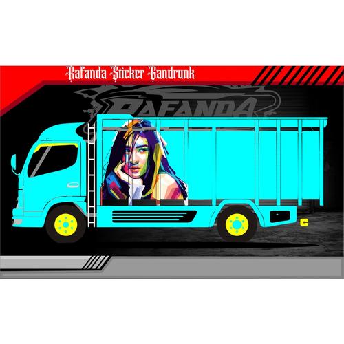 Jual stiker STICKER bak truk TRUCK - 014 - Kab.Ciamis - 242 INDUSTRIES ...