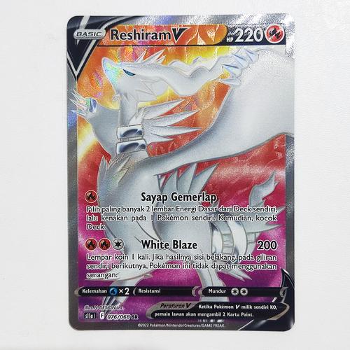 Jual Reshiram V SR 076/068 S11a - Kartu Pokemon Indonesia - Jakarta Timur - Pokemon Bunta ...