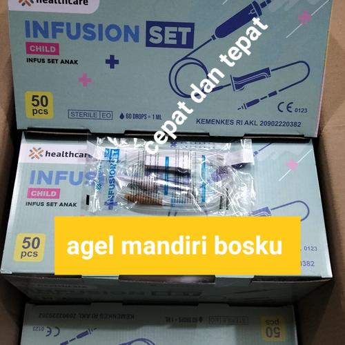Jual Infuset Anak/Child Infusion Set/Infus Anak/Infuset Dewasa - Dewasa ...