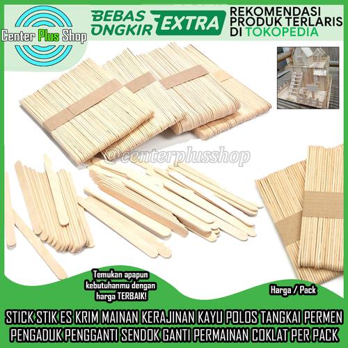 Jual STICK STIK ICE CREAM STIK KAYU ES KRIM POLOS GAGANG TANGKAI LOLI ...