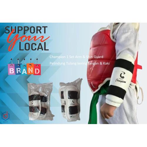 Jual 1 Set Pelindung Tangan Kaki Deker Arm Shin Guard Taekwondo ...