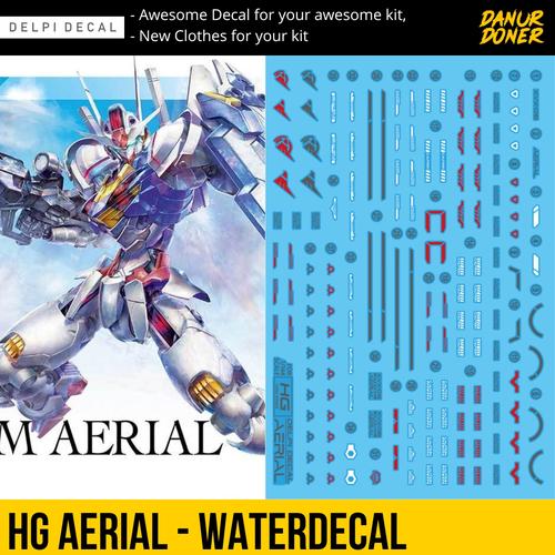 Jual HG AERIAL Gundam Water Decal by Delpi - Kab. Sidoarjo - DanurDoner ...