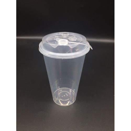 Jual CUP PP INJECTION 400 ML/GELAS PLASTIK + LID TRANSPARANT - Kota ...