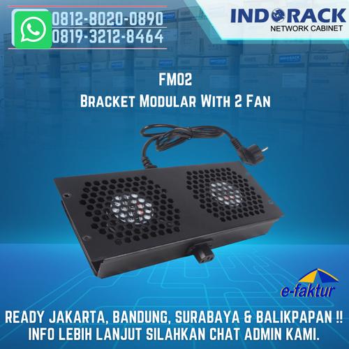Jual BRACKET MODULAR WITH 2 FAN CLOSE RACK INDORACK - FM02 - Kota ...