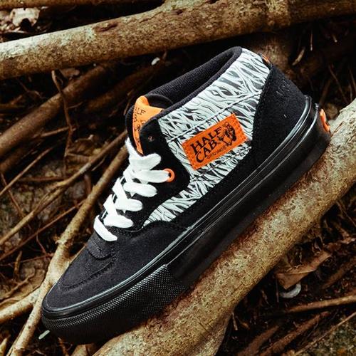 Jual VANS HALF CAB PRO SKATE X VICTORIA BLACK MARSHMALLOW ORIGINAL ...