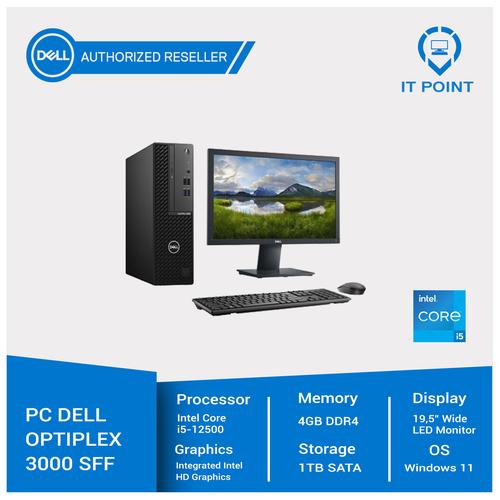 Jual DELL OPTIPLEX 3000SFF CORE i5-12500 4GB 1TB INTEL HD 19,5" WINDOWS 11 - Kota Surabaya - IT ...