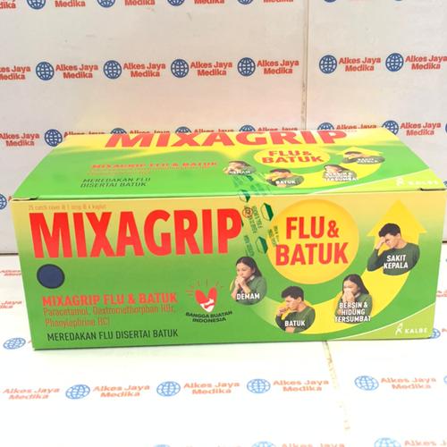 Jual Mixagrip Flu & Batuk Box Isi 25 Strip @4 Tablet - Obat Batuk Pilek ...
