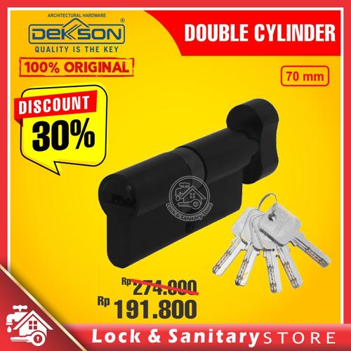 Jual Knob Cylinder Dekson / Dekkson CYL TC DL 70MM SN Silinder Kunci Pintu - Kota Surabaya ...