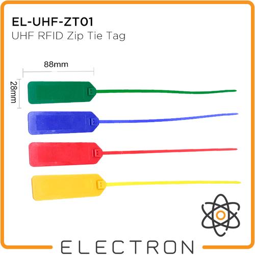Jual EL-UHF-ZT01 RFID Zip Tie Tag Passive EPC Gen2 ISO18000-6C Cable ...