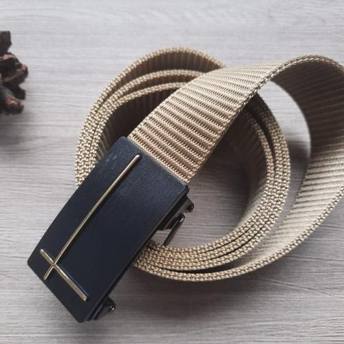 Jual IKAT PINGGANG PRIA DEWASA / SABUK COWOK KAIN BANDARA GESPER RELL ...