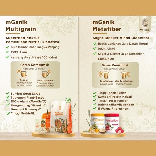 Jual MGANIK Multigrain Metafiber Suplemen Superfood Serat Harian ...