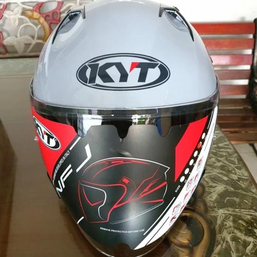 Jual Helm KYT NFJ Asphalt Grey Gloss Original - XL - Kab. Bandung ...