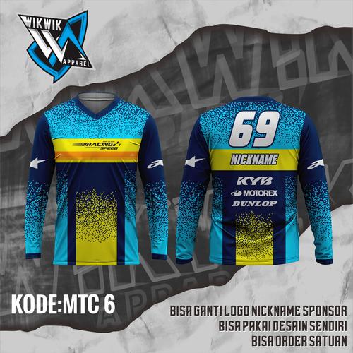 Jual KAOS BAJU JERSEY MOTOR CROSS TRAIL CUSTOM FULL PRINT SUBLIM ORI MT ...