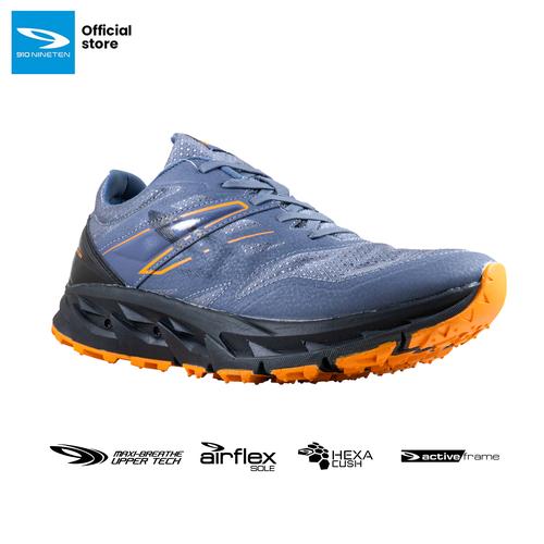 Promo 910 Nineten Yuza Evo Sepatu Trail Running - Navy/Hitam/Orange ...