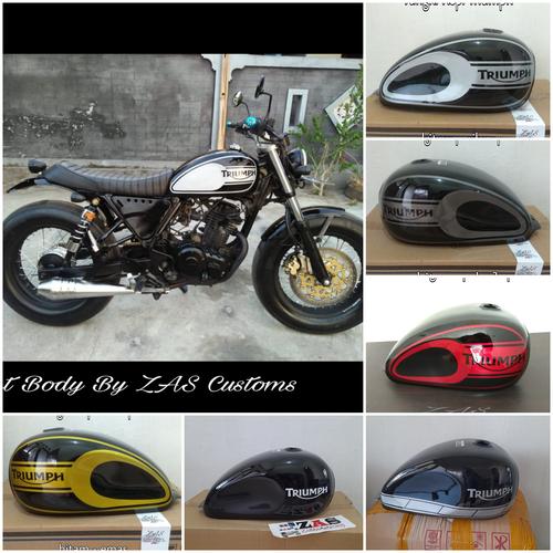 Jual Tangki Motor Custom Tengki Motor Kastem Japstyle Triumph Scrambler ...