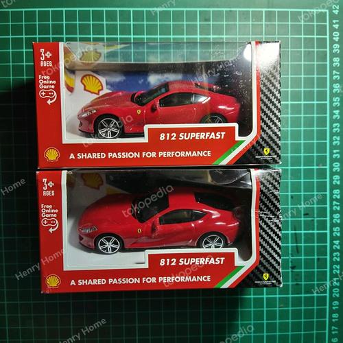 Jual Bburago ferrari skala 1:43 edisi shell v power - FERRARI 812 ...