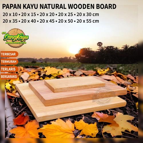 Jual Papan kayu talenan kayu ambalan kayu wood cutting board chopping ...