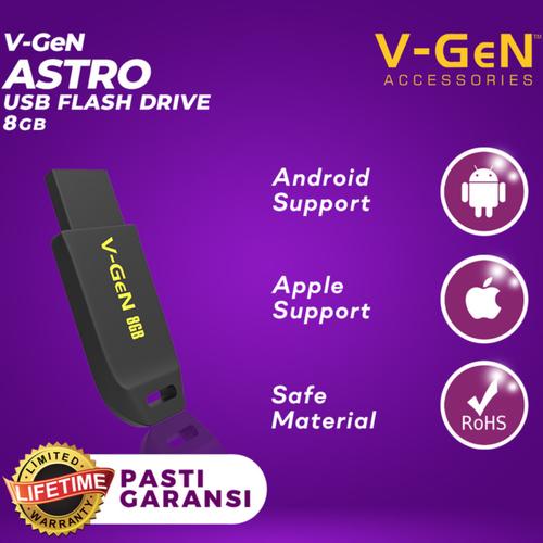 Jual USB Flash Disk ASTRO 8GB 16GB 32GB 64GB USB 2.0 V-GEN - 8 gb - Kota Semarang - pcsmart.smg ...