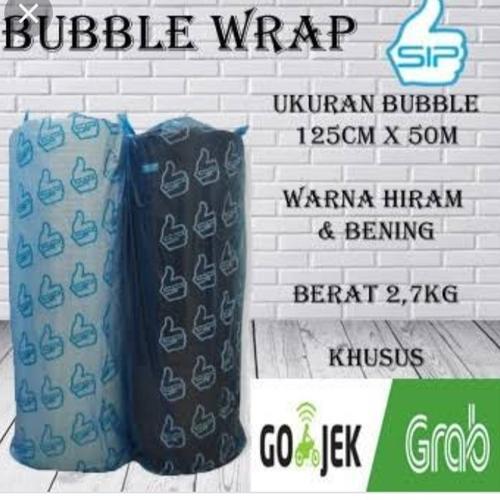 Jual Bubble Wrap Hitam Bening Putih Susu Semarang Murah 125 Cm x 50 Meter - BENING, TEBAL 2 KG ...