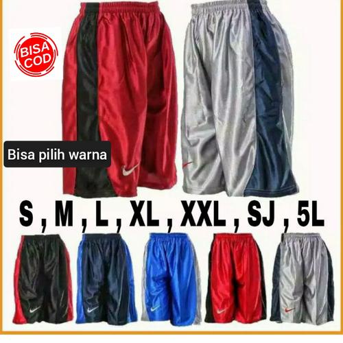 Jual celana pendek pria santai olahraga Celana kolor SM-L-XL-XXl size jumbo - XXL - Kab ...