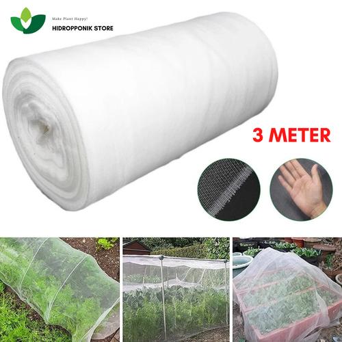 Jual Jaring Insect Screen Net PUTIH Kasa Mesh Pertanian 3 m 3m Ecer ...