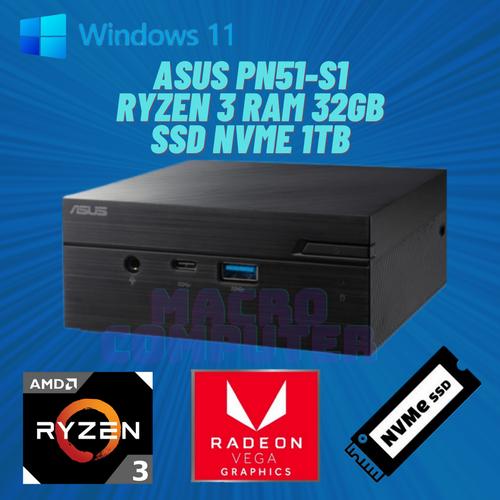 Jual MINI PC ASUS RYZEN 3 5300U FULLSET +RAM +SSD +WIN 11 | ASUS PN51 ...