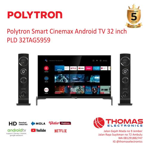 Jual Polytron Smart Android Tower Led Tv 32 Inch PLD 32 TAG 5959 ...