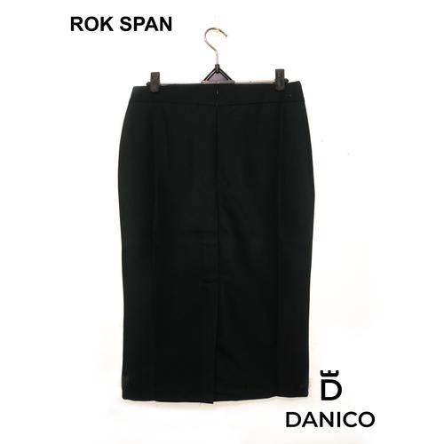 Jual Rok Span Hitam Midi Skirt Panjang Kerja Kantor Formal BASIC ...