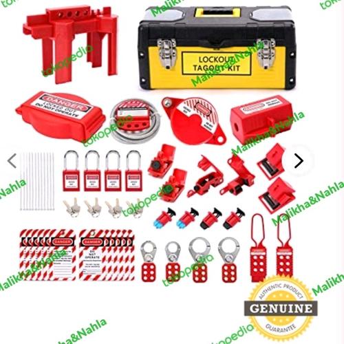 Jual OMGTMD Lock Out Tag Out Kit Lockout Tagout Locks Loto Tags Lockout ...