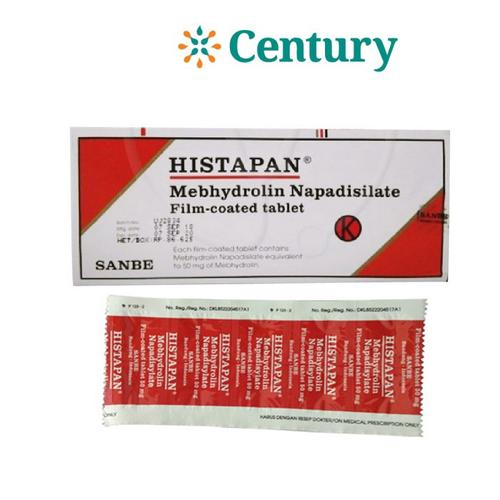 Jual HISTAPAN 50MG FCT 1 blister isi 10 Tablet / ANTI ALERGI ...