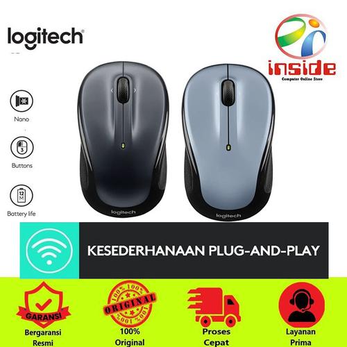 Jual Mouse WIreless Logitech M325 - Dark Silver - Kota Depok - Inside ...