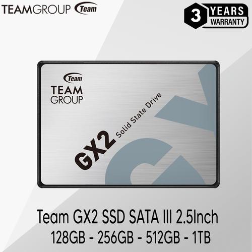Jual TEAM SSD GX2 2.5" Black 128GB| 256GB| 512GB| 1TB| 2TB - 128GB ...