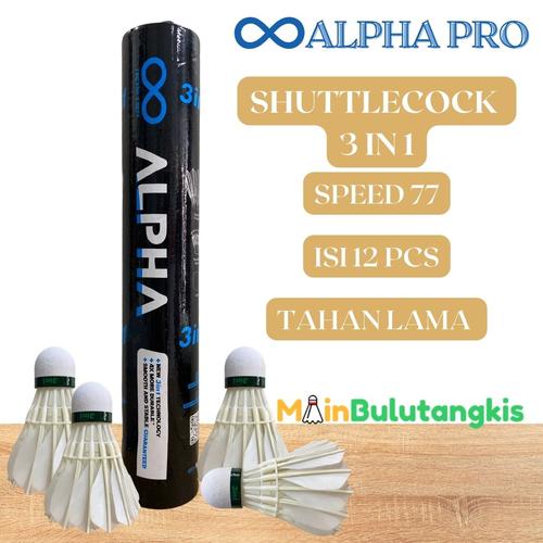 Jual Shuttlecock Badminton ALPHA PRO 3 IN 1 Original - Kota Tangerang ...