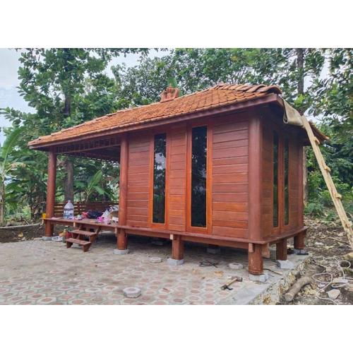 Jual gazebo minimalis kayu kelapa / gazebo kayu glugu / saung minimalis ...